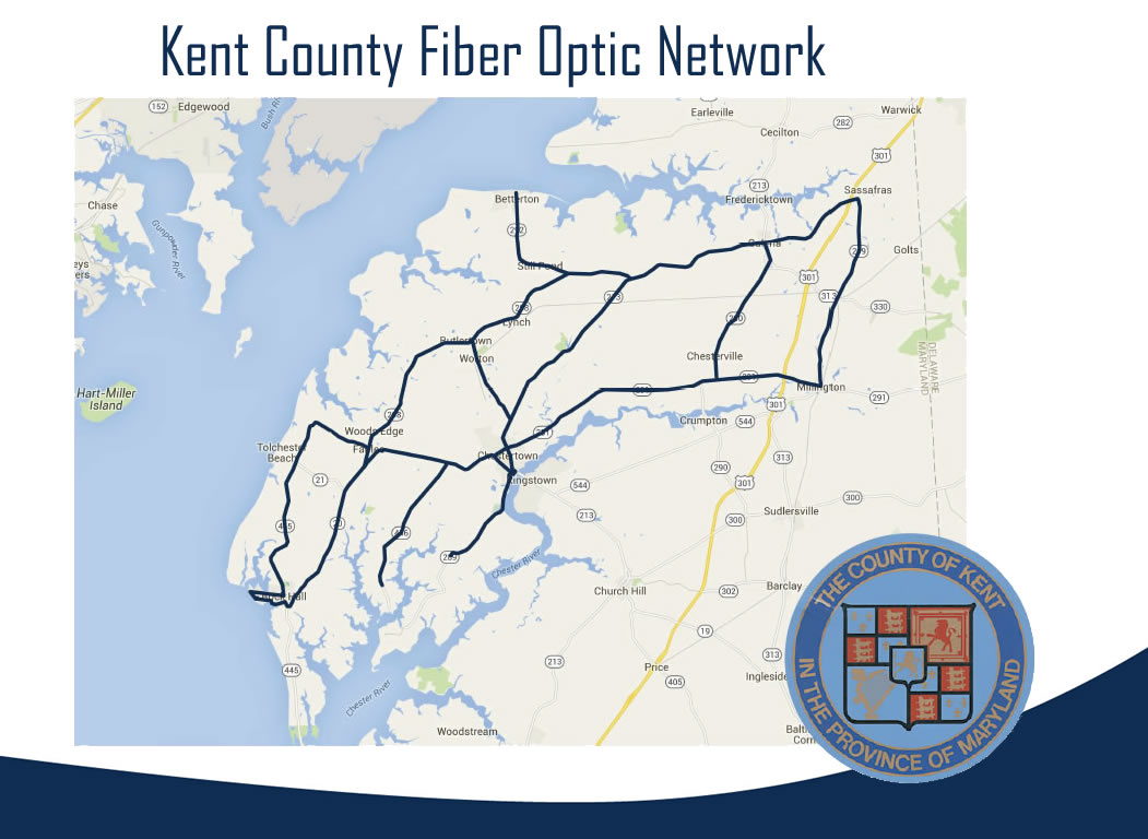 Rural Fiber Optic Network in Kent County, MD